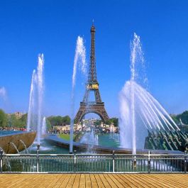 Eiffel Tower With Fountain Prom Dances Party Wedding Events Decoration ...