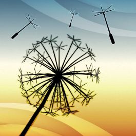 Light Dandelion Prom Dances Party Wedding Events Decoration Cartoon ...