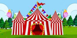 Circus Tree Prom Dances Party Wedding Events Decoration Circus Show ...